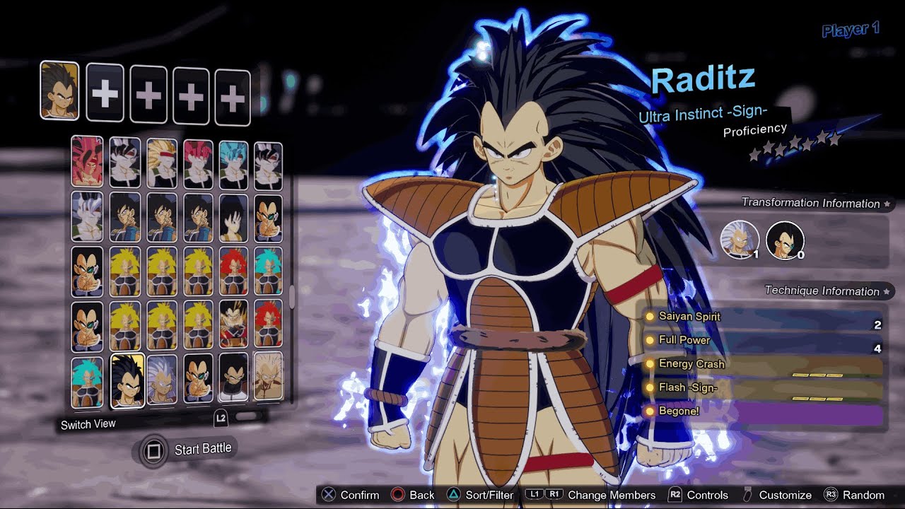 Dragon Ball Sparking Zero - Raditz Ultra Instinct VS Hit - YouTube