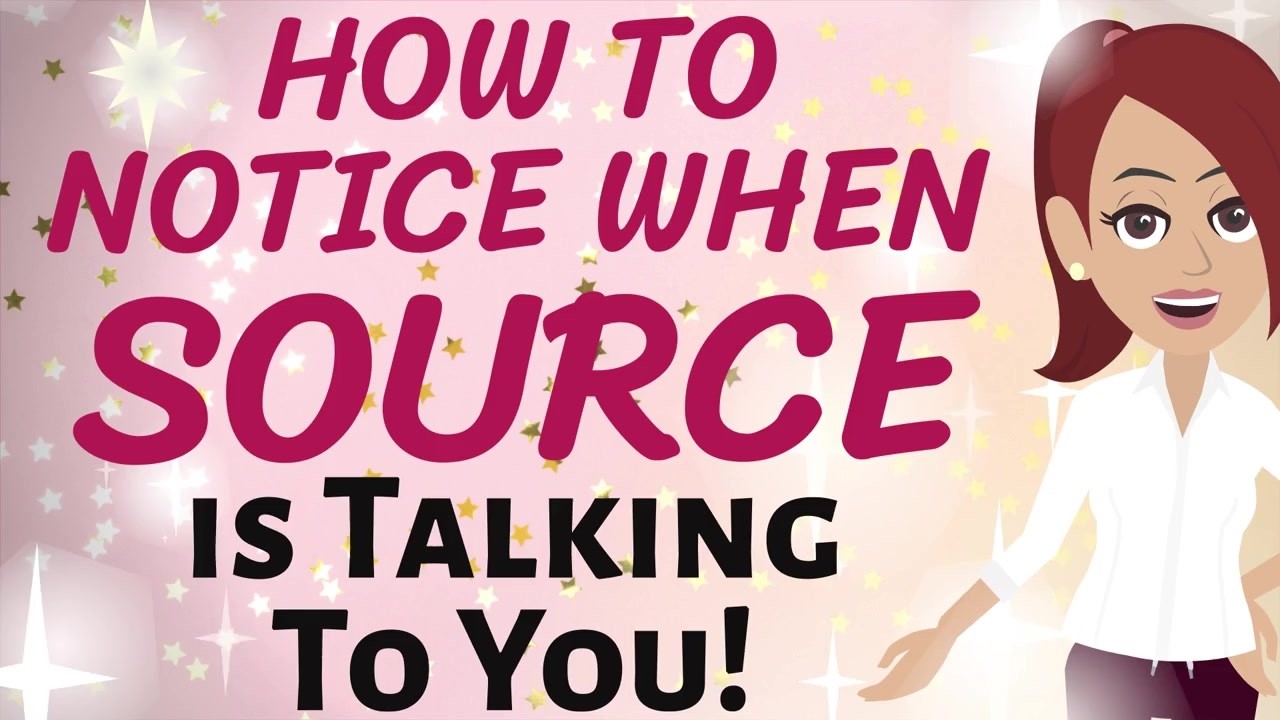 Abraham Hicks 💫 HOW TO NOTICE WHEN IS SOURCE TALKING TO YOU Law of ...