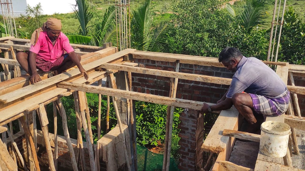 Construction Techniques of Roof_Building Roof Slab support Centring ...