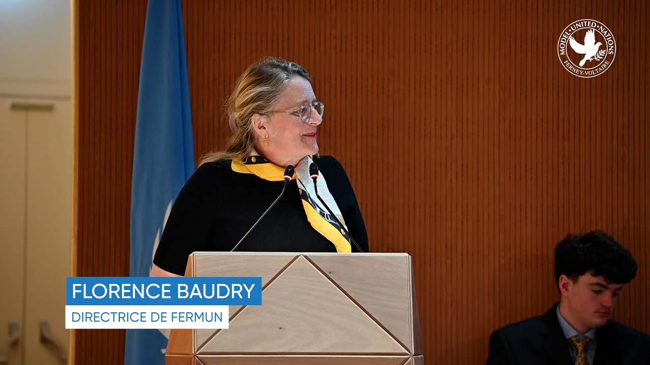 Florence Baudry, Cérémonie d'ouverture | FerMUN 2023 - YouTube