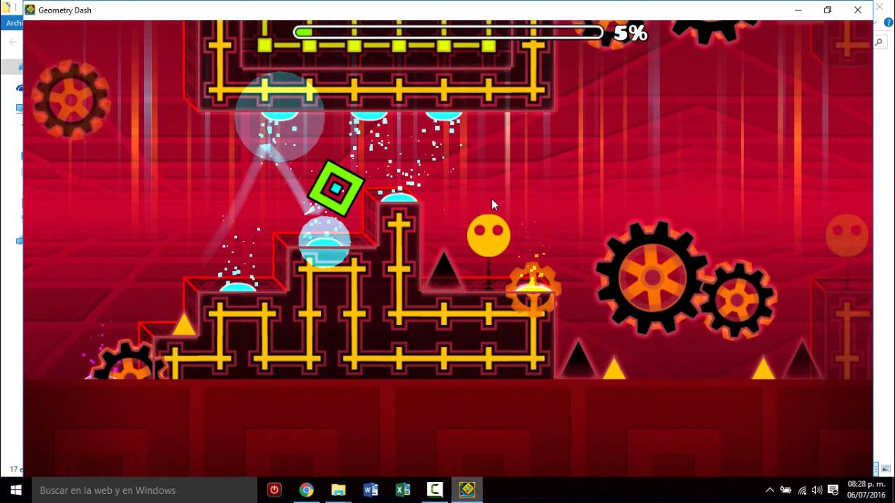 como descargar Geometry dash 2.0 para pc loquendo - YouTube