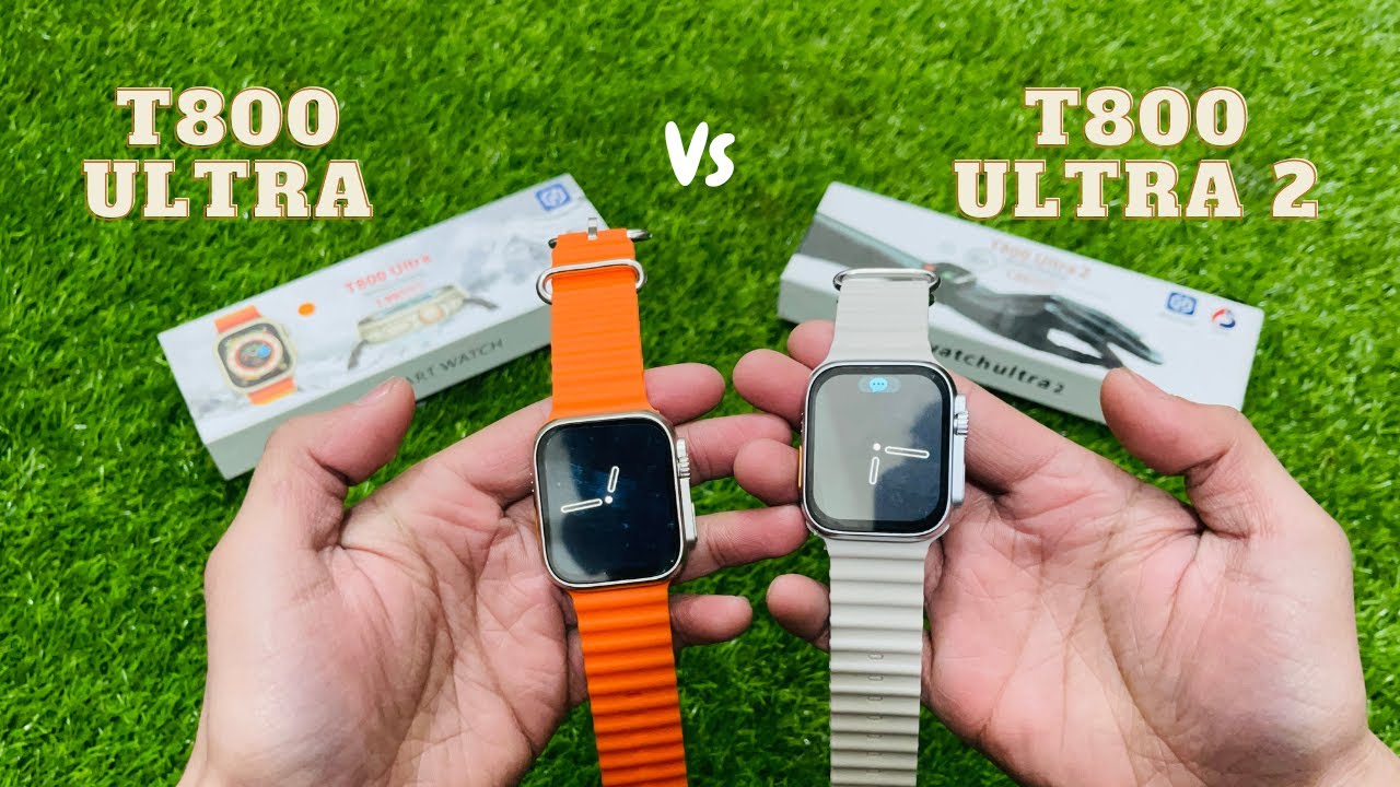 T800 Ultra 2 Vs T800 Ultra Smart Watch | Comparison Review, Pick Apple ...