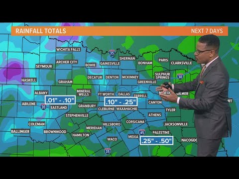 DFW weather: North Texas rain forecast through the week - YouTube