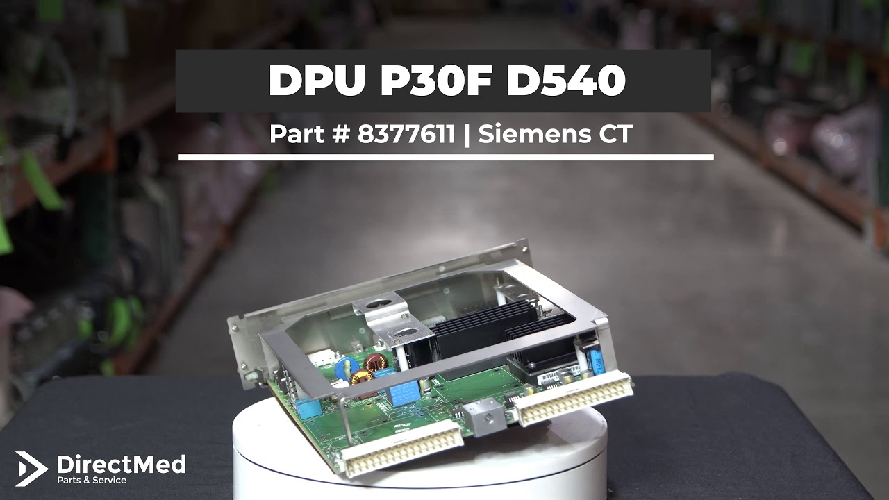 DPU P30F D540 Part # 8377611 | Siemens CT - YouTube