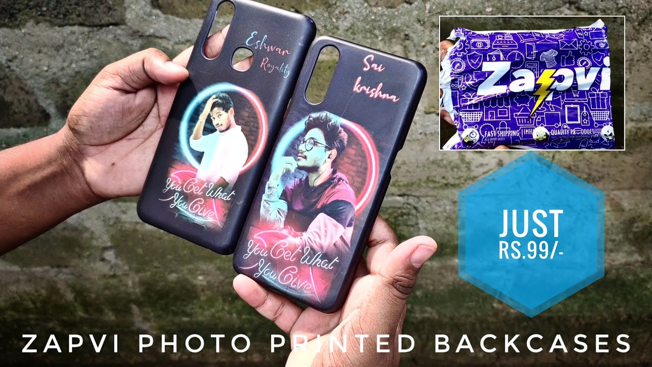 Zapvi Photo Printed Mobile Backcases | #Mobilebackcover | Unboxing and ...