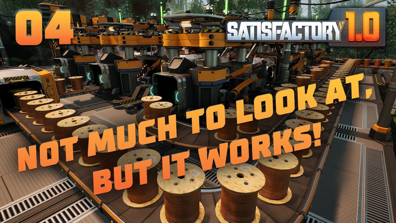 Basic Production: Copper Parts & Reinforced Iron Plates | Satisfactory ...