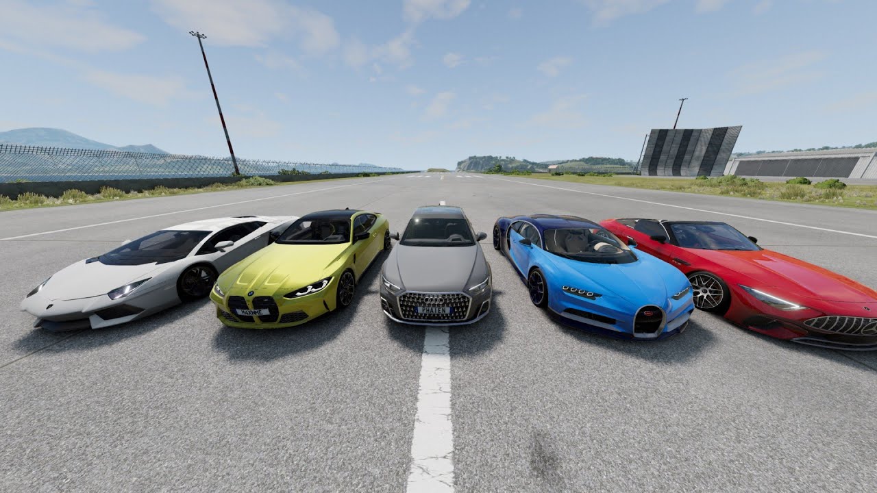 Exotic Cars Jumping from a ramp - YouTube