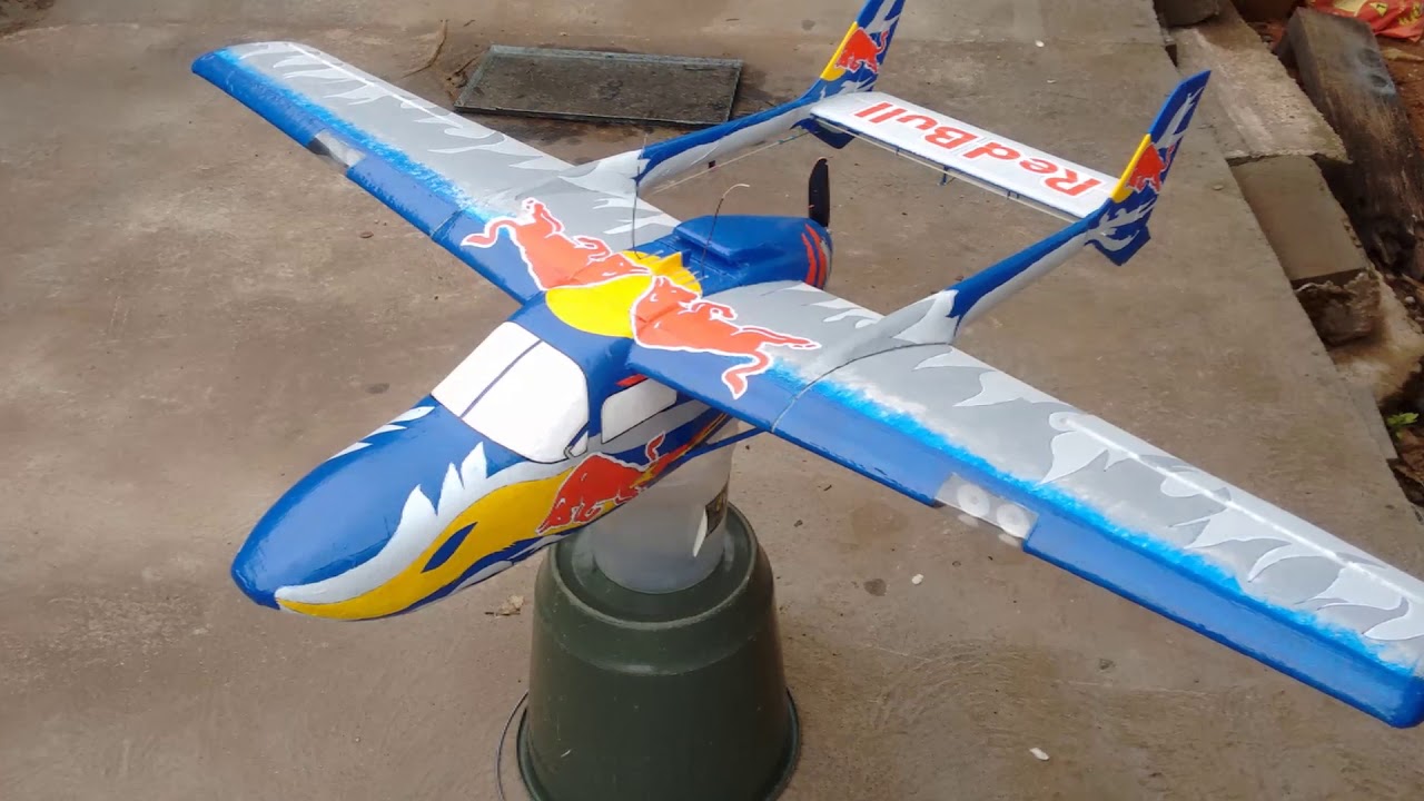 Rc Cessna Skymaster Red Bull - YouTube