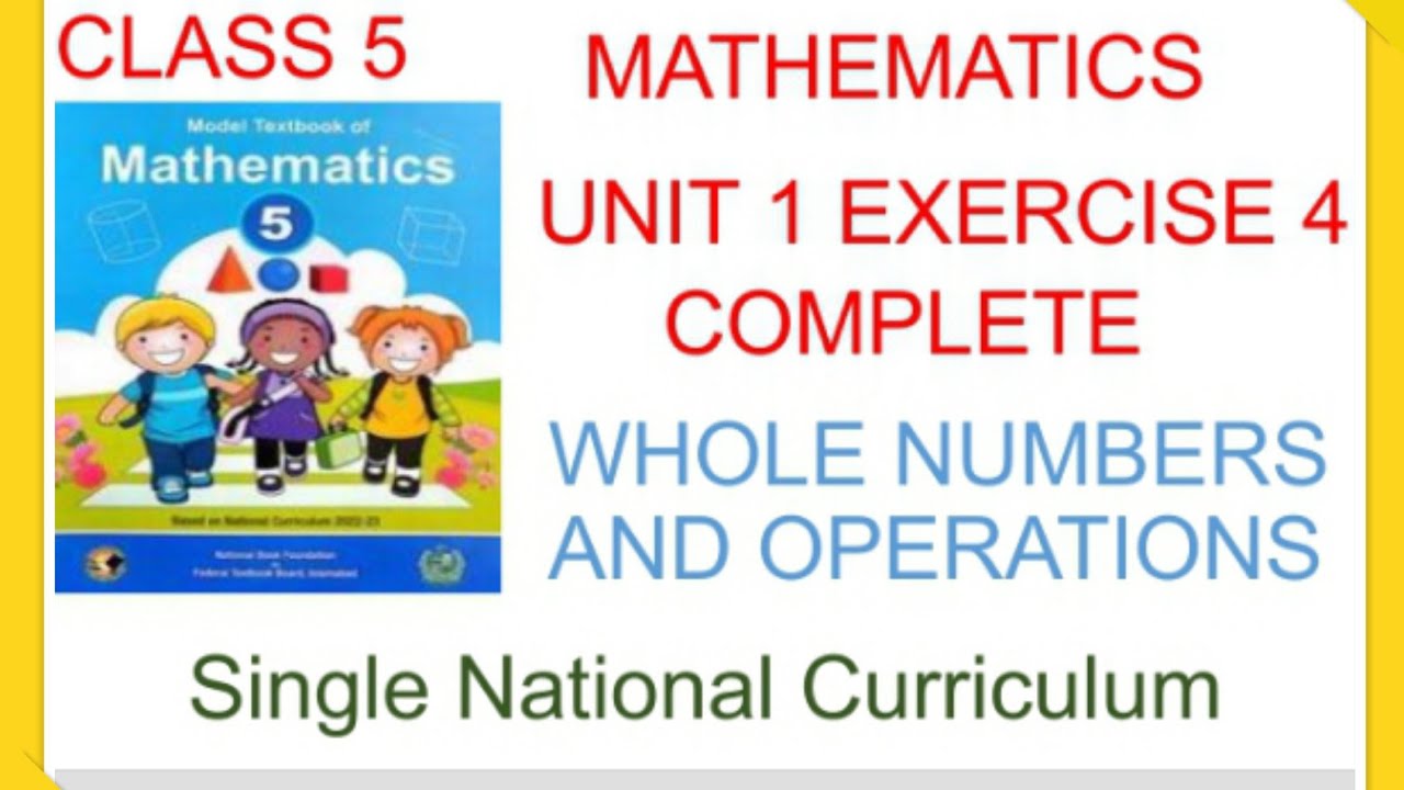 class 5 maths unit 1 Ex 4, maths class 5 unit 1 ex 4, class 5 maths chapter 1 ex 4 - YouTube
