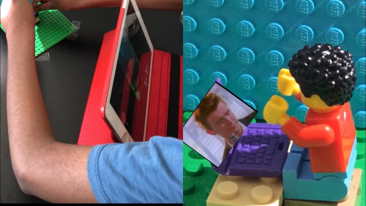 Lego Man gets Rickrolled. Behind the scenes. - YouTube