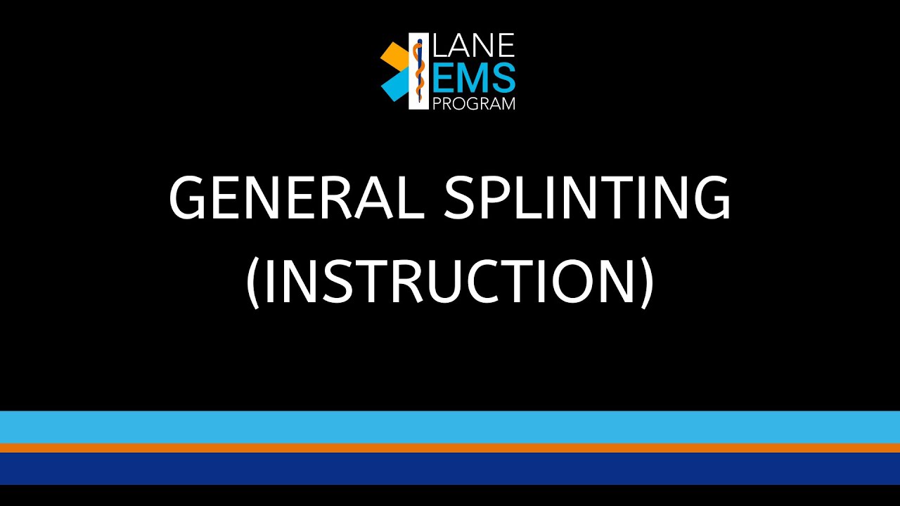 Splinting Introduction - YouTube