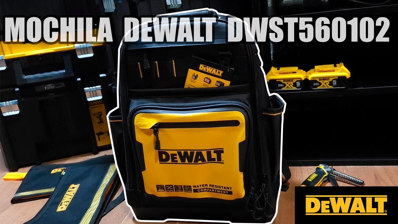 MOCHILA DEWALT DWS 560102 / DEWALT PRO BLACKPACK - YouTube