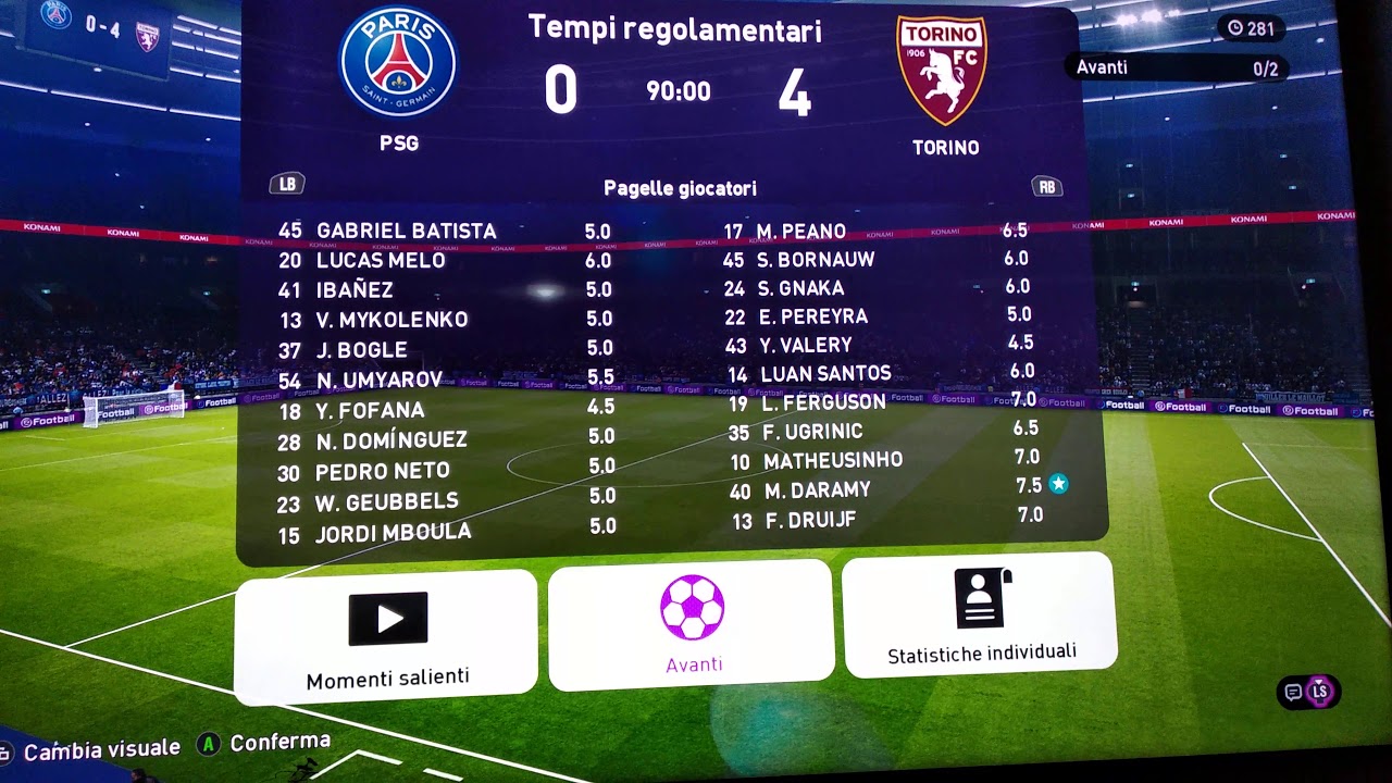 Premium u21 psg torino giornata 9 - YouTube