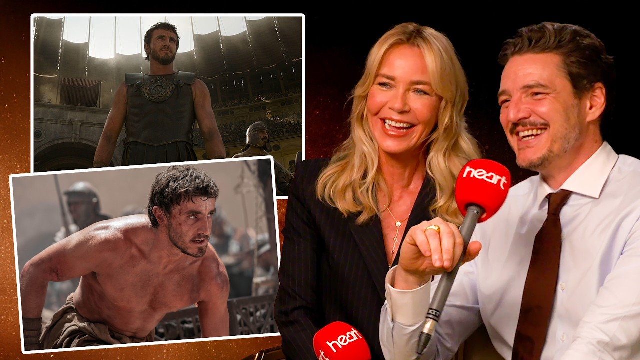 Pedro Pascal gushes over Paul Mescal in Gladiator II - YouTube
