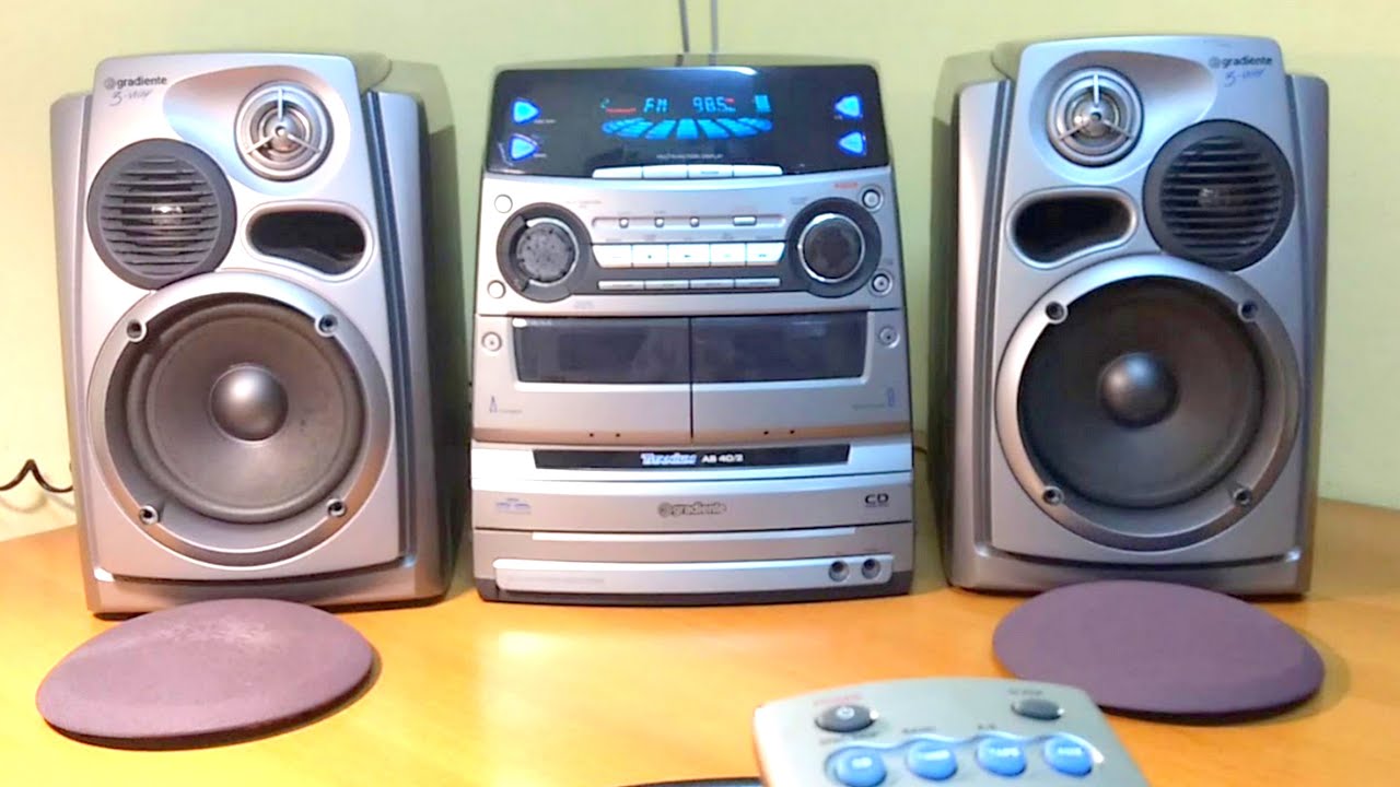 Como desmontar um Micro System Gradiente As 40/2 . Passo a Passo. - YouTube