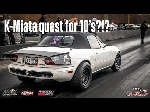 K SWAPPED DRAG MIATA| THE 10 SEC QUEST CONTINUES!?! - YouTube