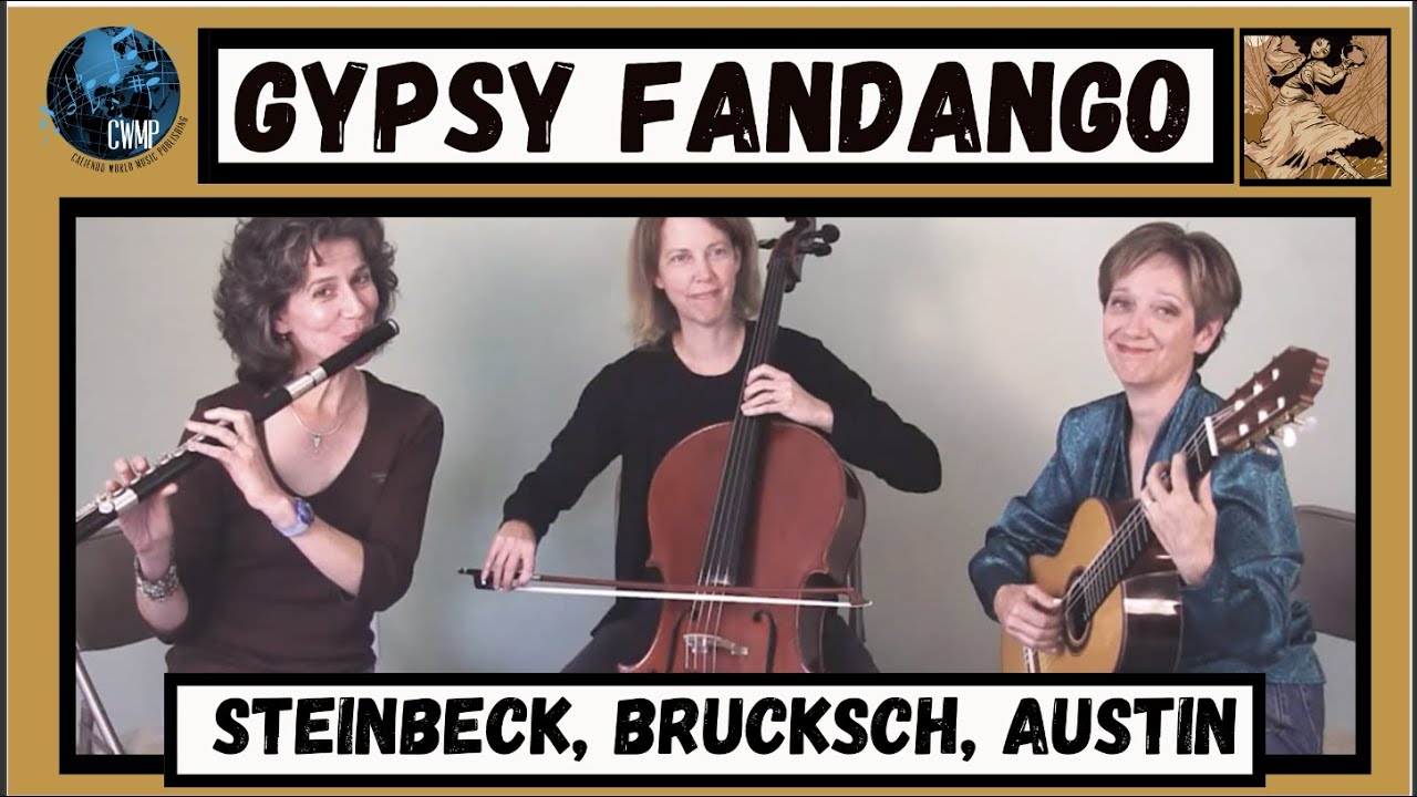 GYPSY FANDANGO for flute, cello and guitar - featuring Kate Steinbeck ...