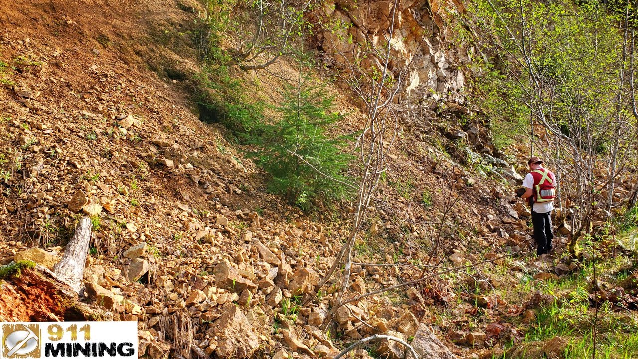 Bulk Sampling Gold & Silver Float Rocks From A Big Outcrop! - YouTube