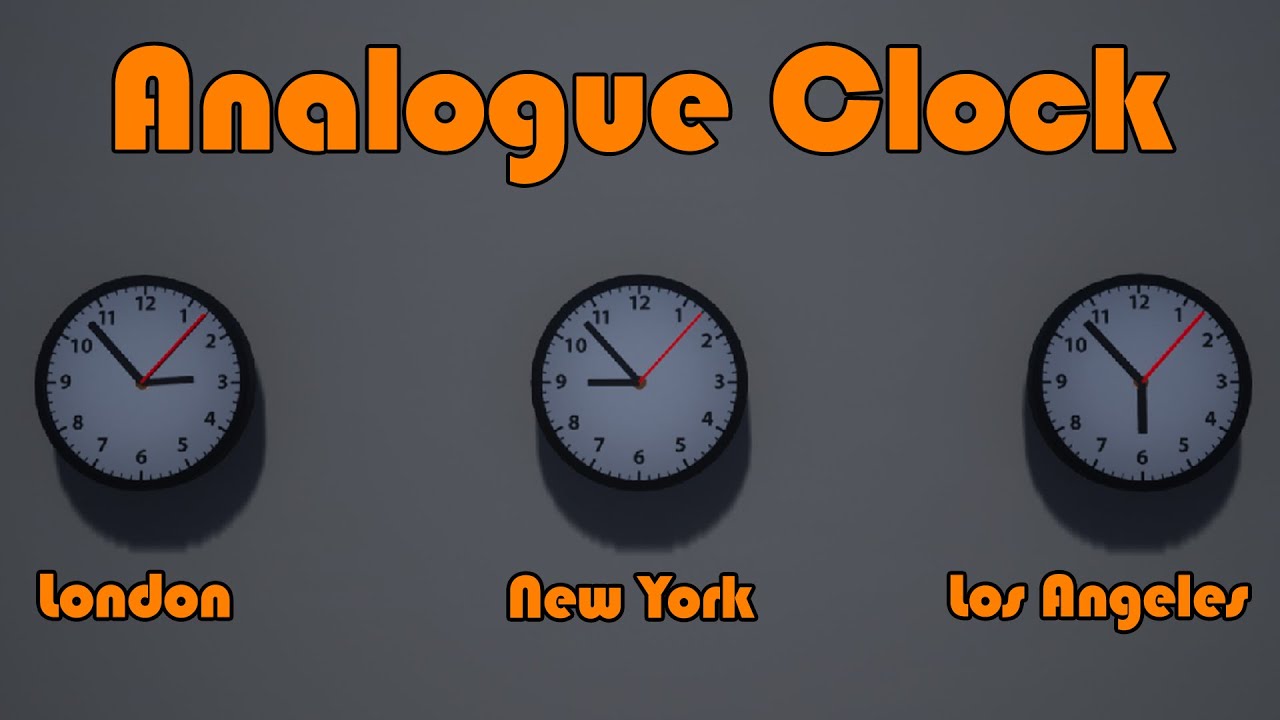 How To Create An Analogue Clock Displaying Real Time Or Custom Time how-to-create-an-analogue-clock-displaying-real-time-or-custom-time