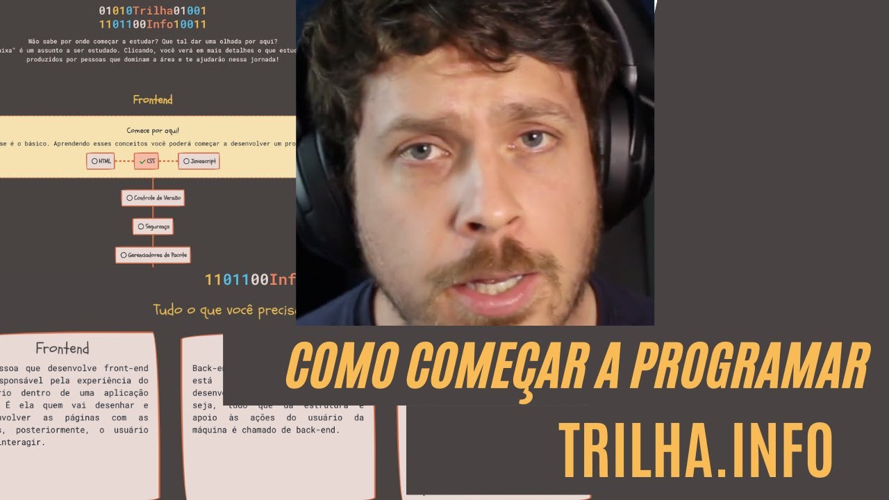 Como começar no mundo da programação com o trilha.info - YouTube