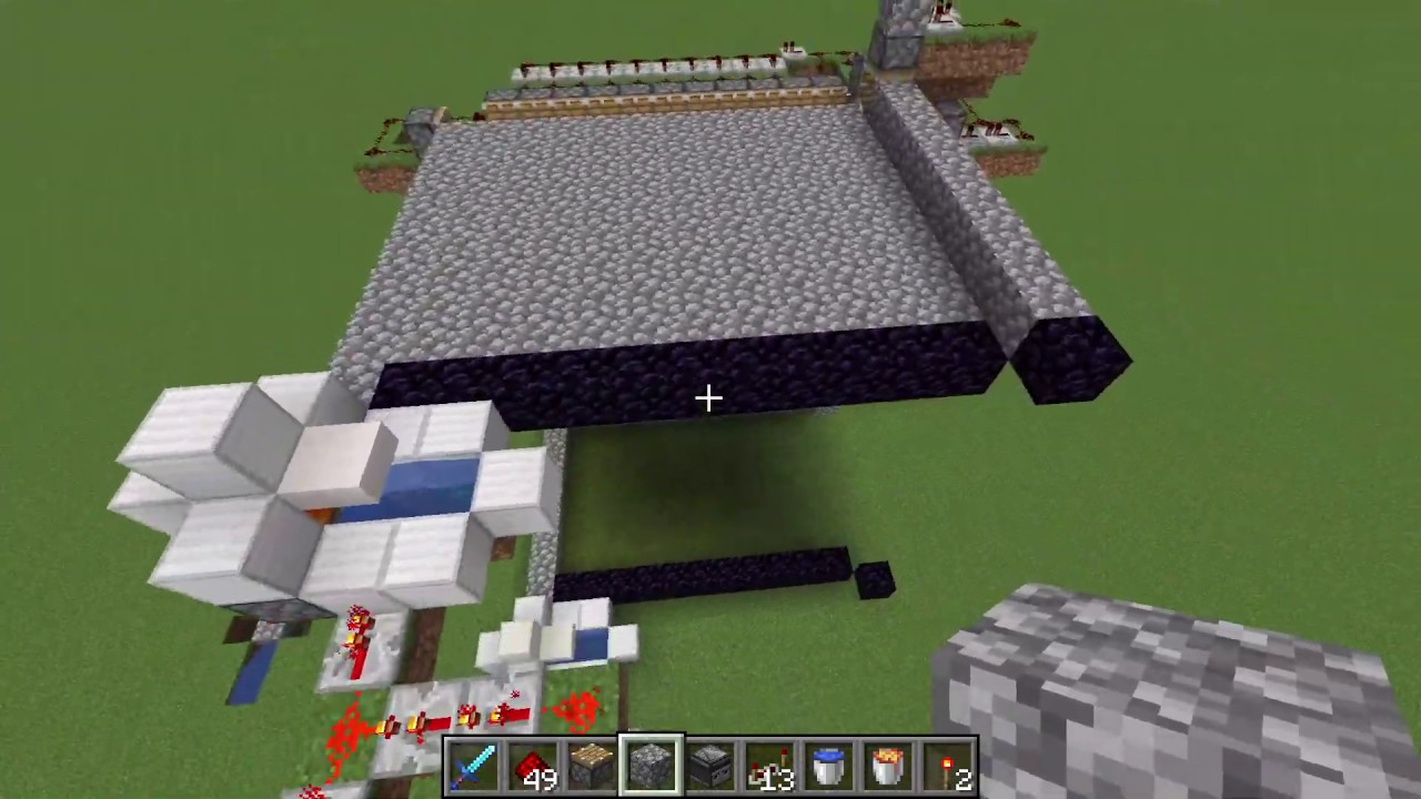 minecraft cobblestone array - YouTube