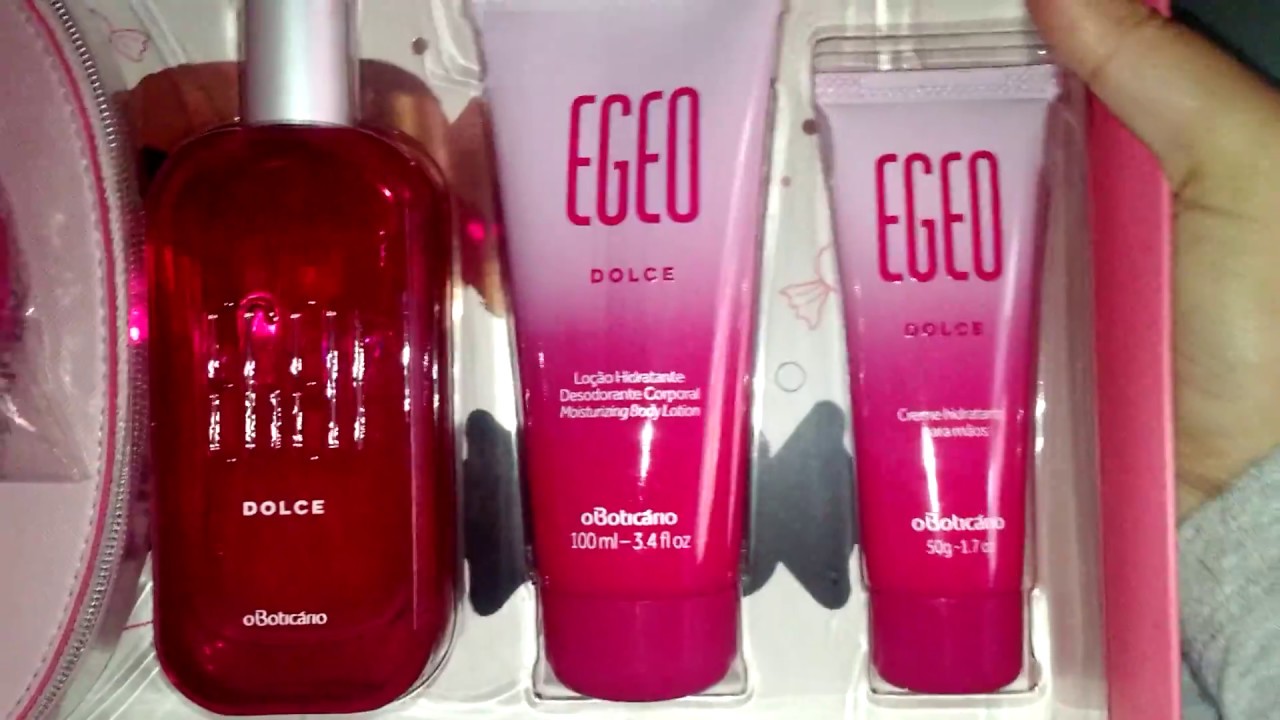 Kit Egeo dolce do Boticário para dia dos namorados 2018 - YouTube