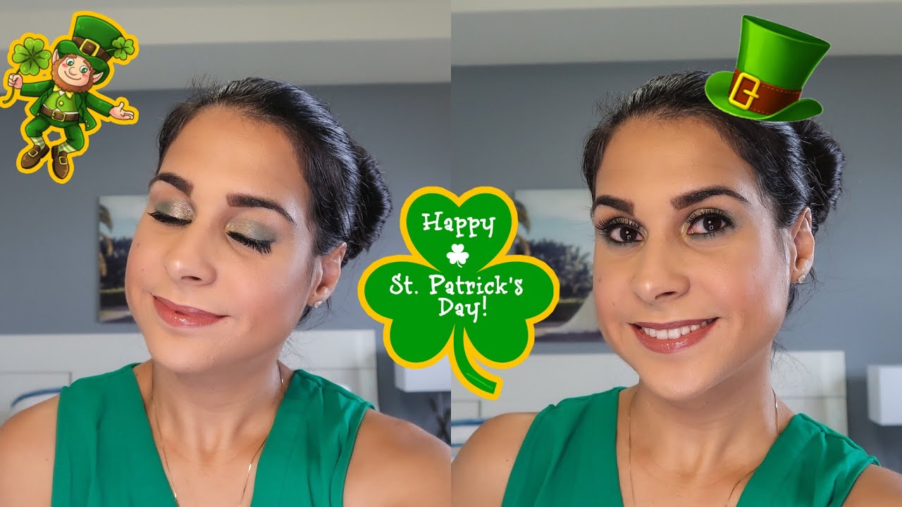 St. Patricks Day Makeup Tutorial 2020 - YouTube