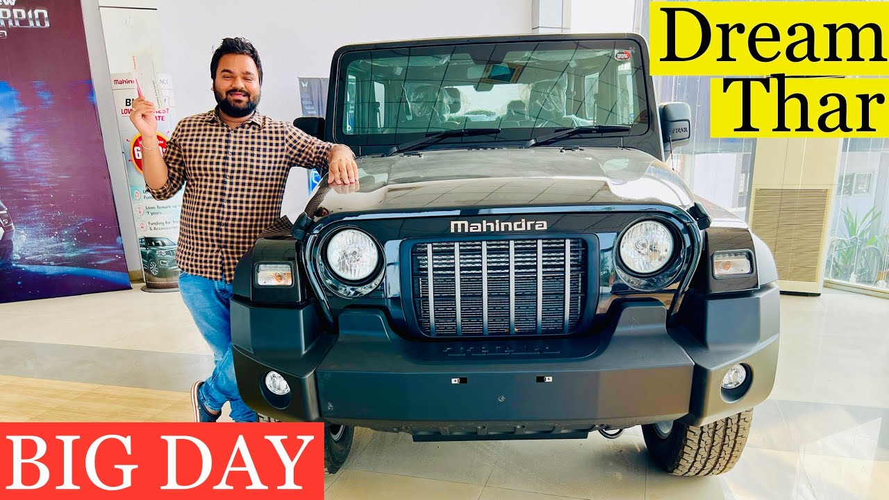 BIG DAY ! Going To Take Test Drive Of My Dream Car Mahindra Thar ...