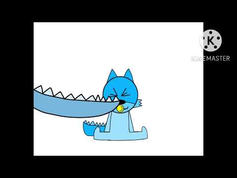 Toodee Tickling Baby Tristan Nose With Her Tail - YouTube