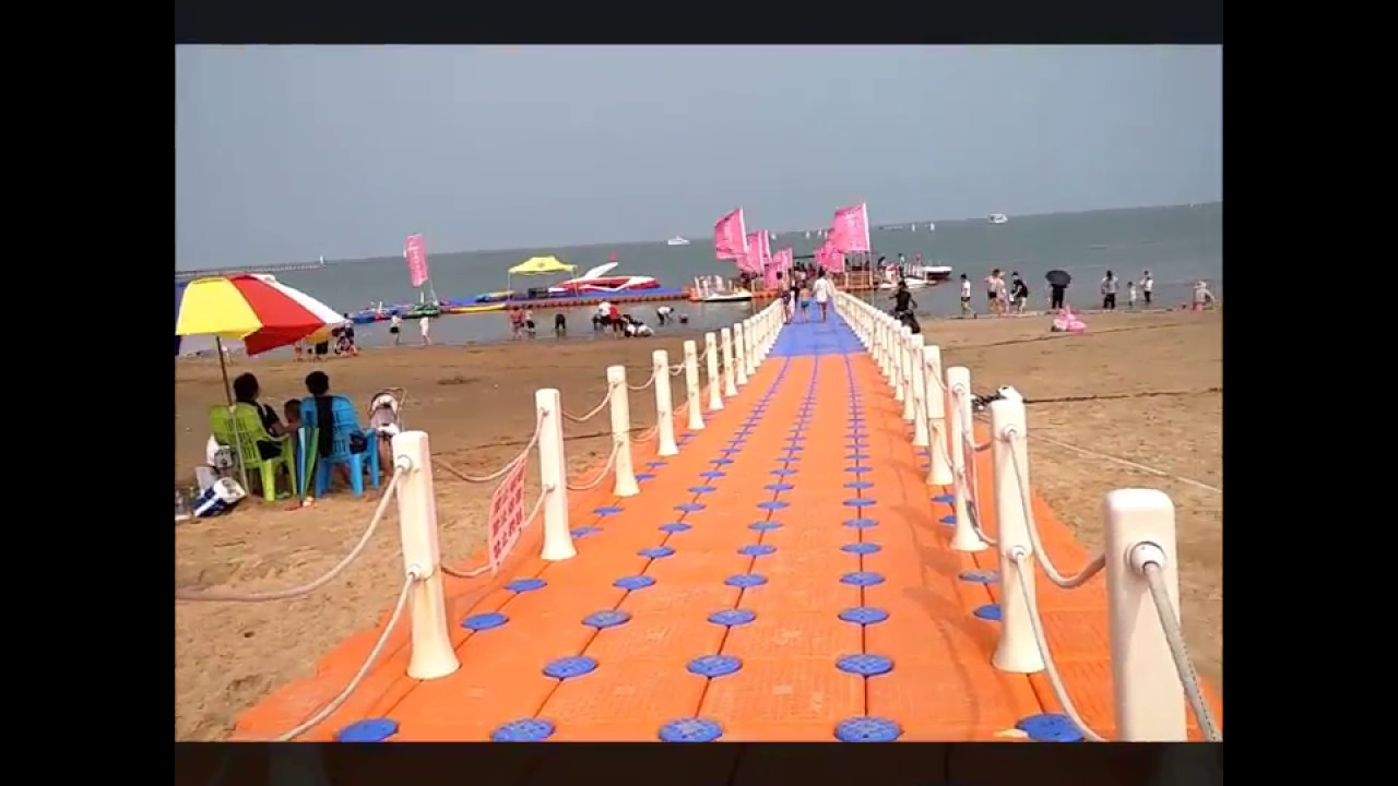 Tianjin Dongjiang Bay Beach - Beautiful Place in Tianjin,China. - YouTube