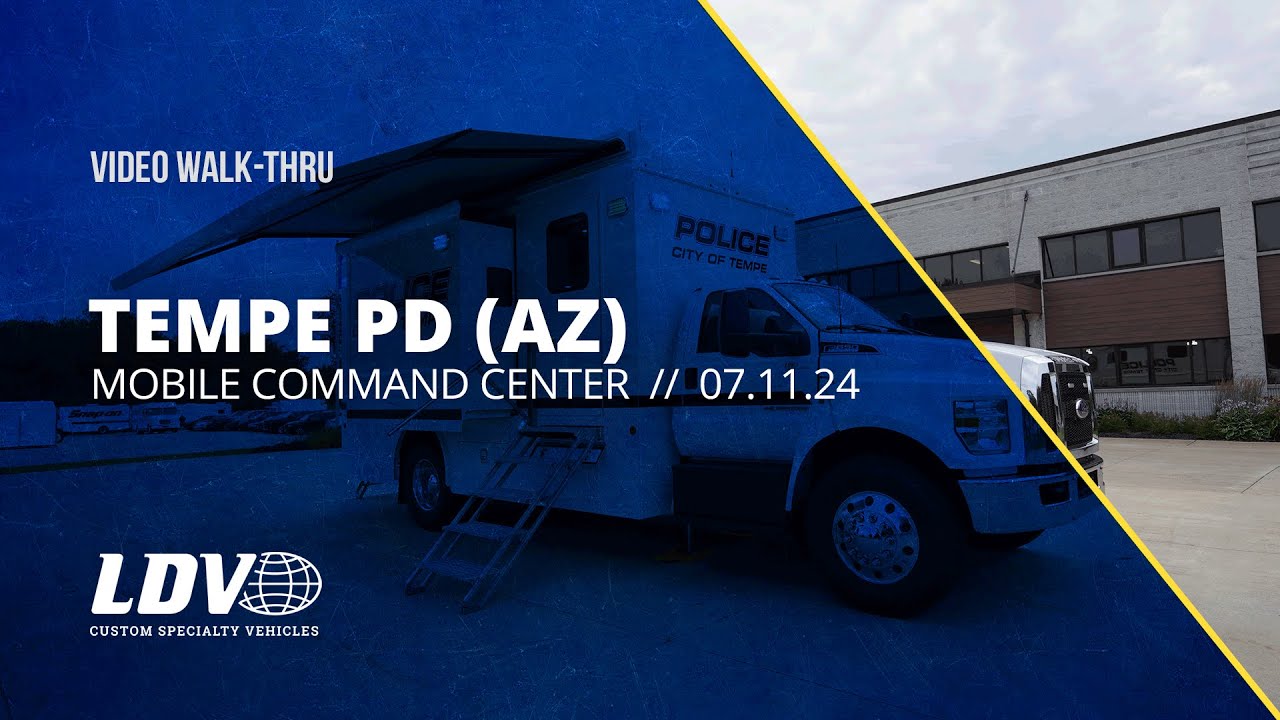 Tempe Police Department (AZ) Mobile Command Center 7-11-24 - YouTube