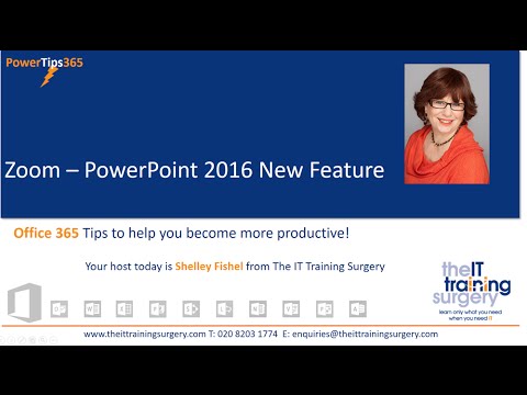 How to creat a Zoom in PowerPoint 2016 - YouTube