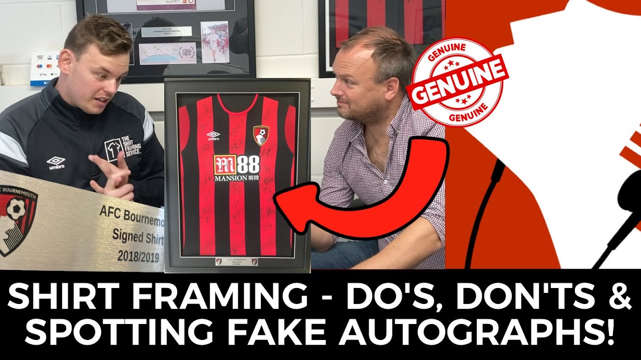 GETTING YOUR FOOTBALL SHIRT SIGNED 🍒 & SPOTTING FAKE MATCH WORN SHIRTS ...