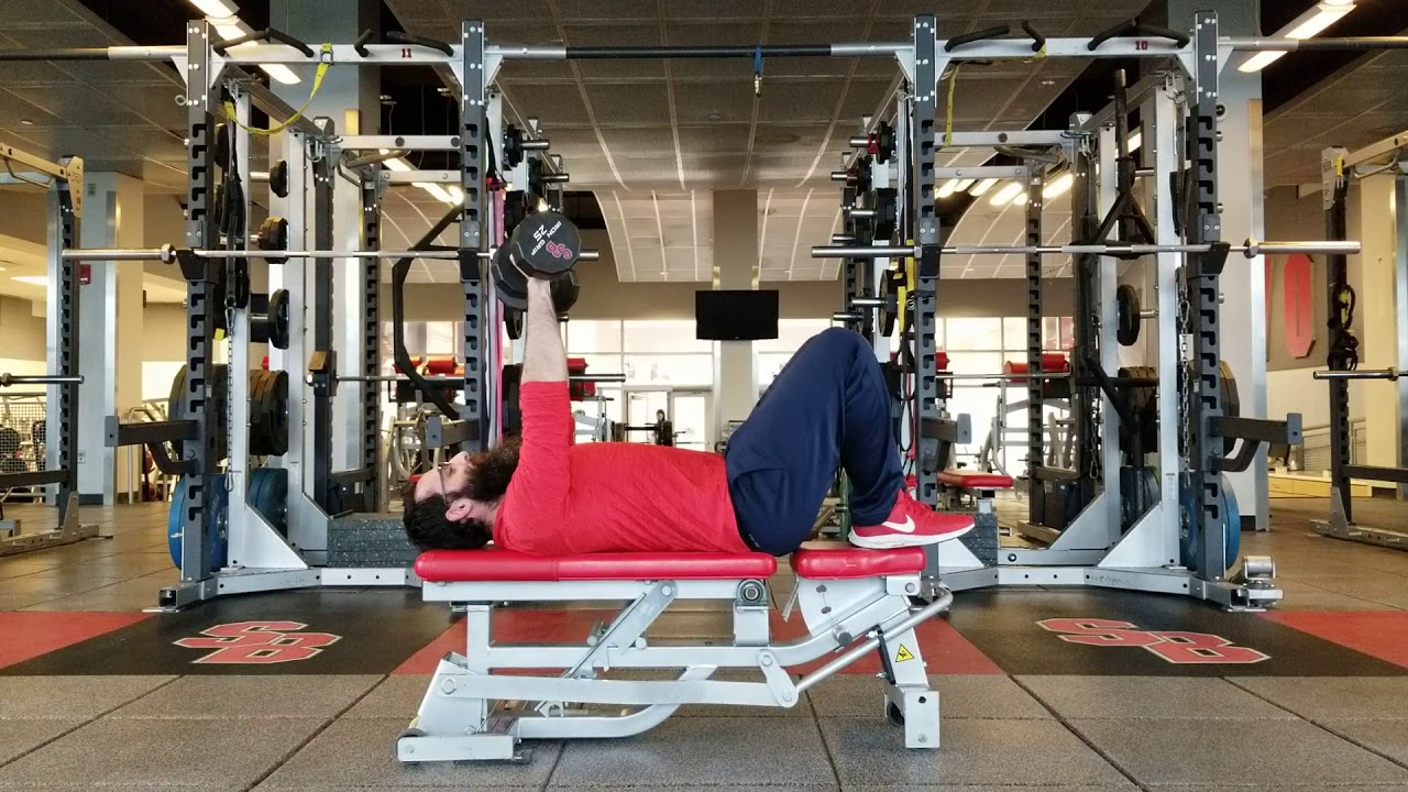 Dumbbell Flat Chest Press - YouTube