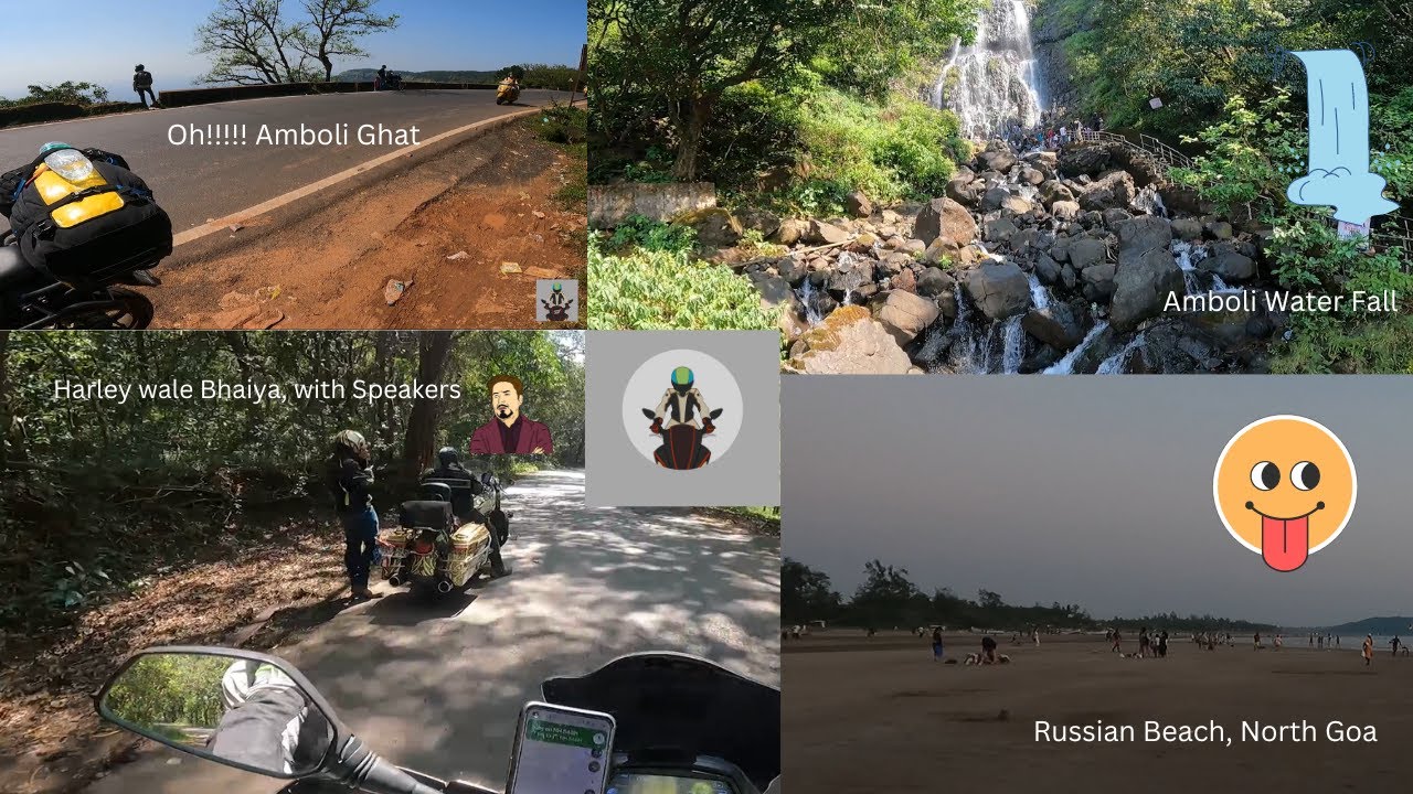 Pune to Goa(Day 1 )3000KM Trip to South India, Goa Russian Beach ...