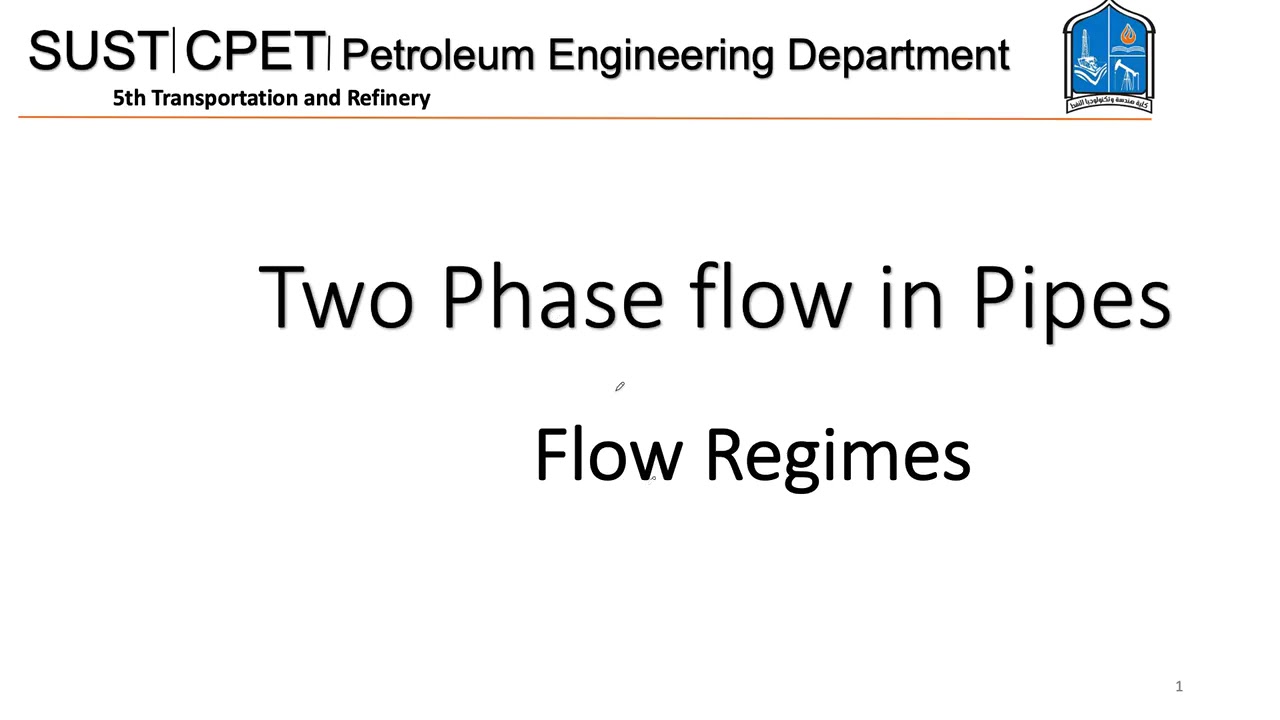 Two Phase flow in pipes Lectures 2+3 - YouTube