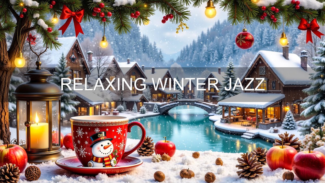 Cozy Winter Bossa Jazz ☕ Smooth Coffeehouse Piano, Soft Jazz Grooves ...