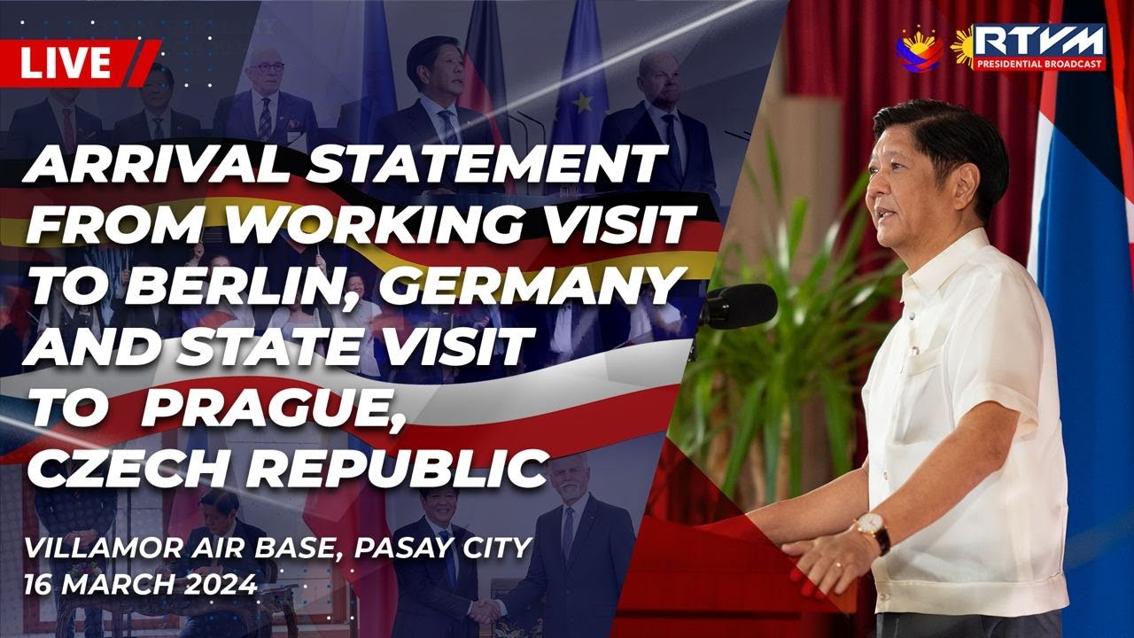 Arrival Statement from Working Visit to Berlin, Germany and State Visit ...