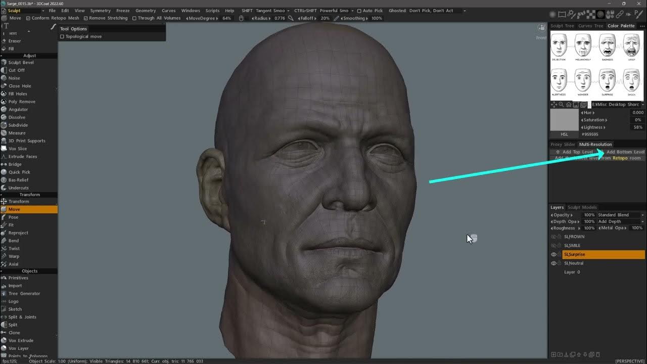 Creating Morph Targets in 3DCoat - YouTube