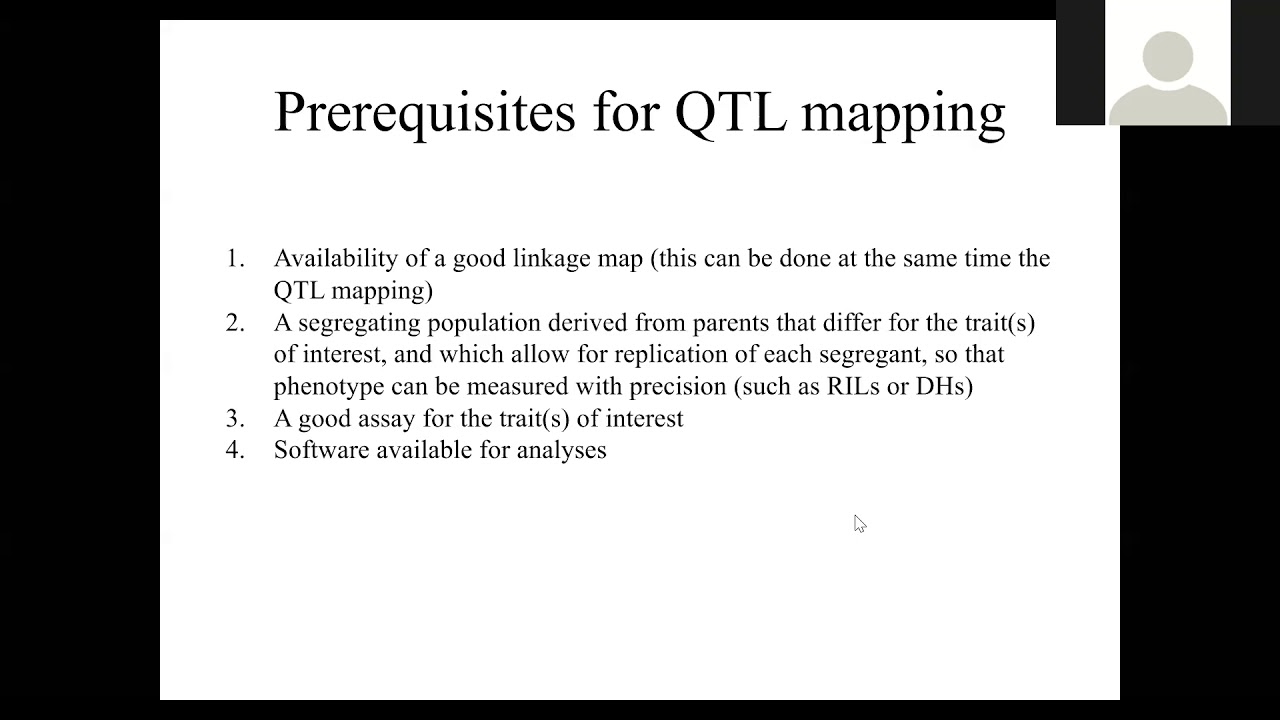 QTL mapping - YouTube