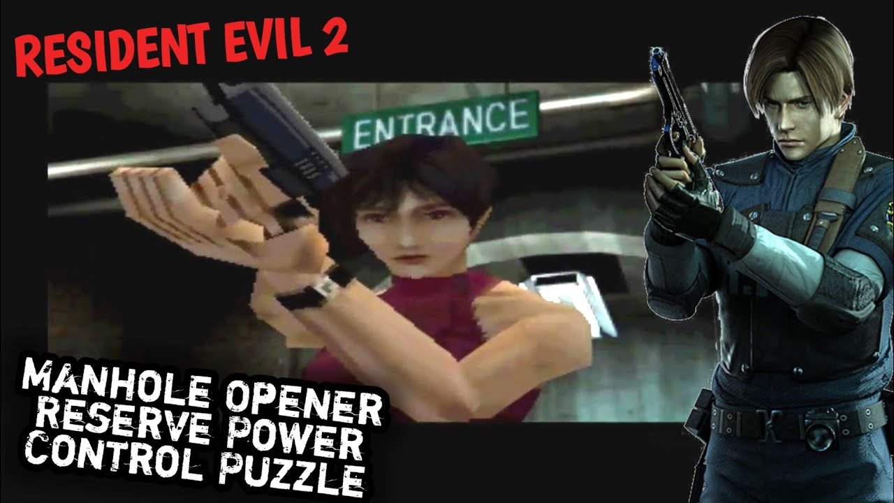 Resident Evil 2 Manhole Opener/Reserve Power Control Puzzle - YouTube