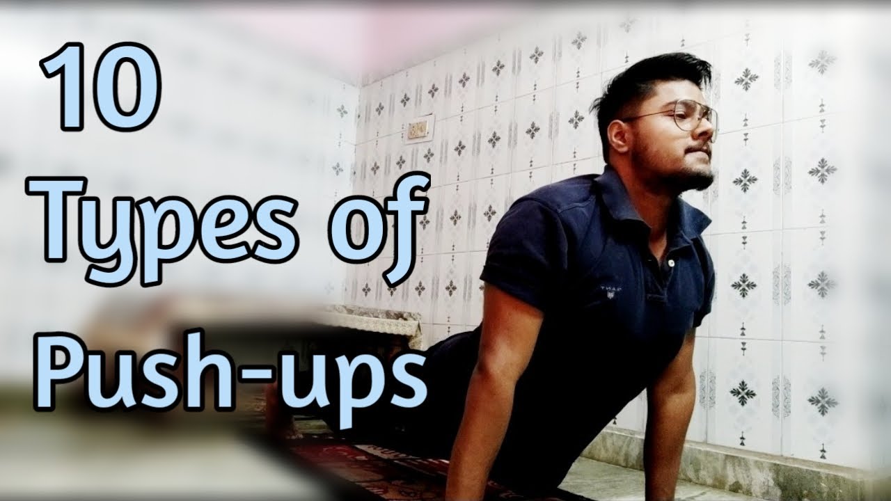 10 Types of Push-Ups | Home workout | Beginner | Intermediate ...