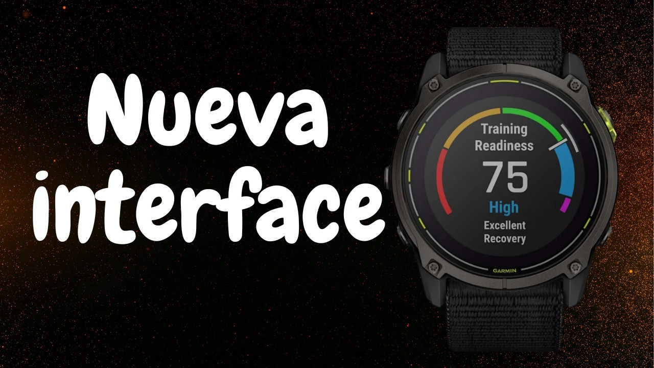Garmin enduro 3 cambios en la interface - YouTube