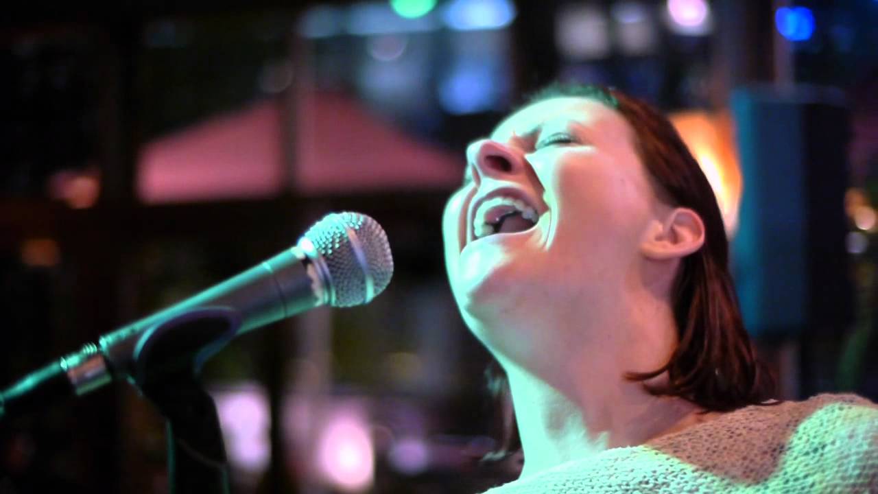 Paige Delancey sings at Temple Of Love - YouTube