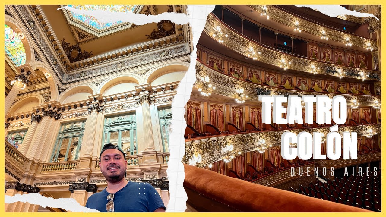 🎭 El teatro MÁS HERMOSO del MUNDO!!! Teatro Colón de Buenos Aires - YouTube