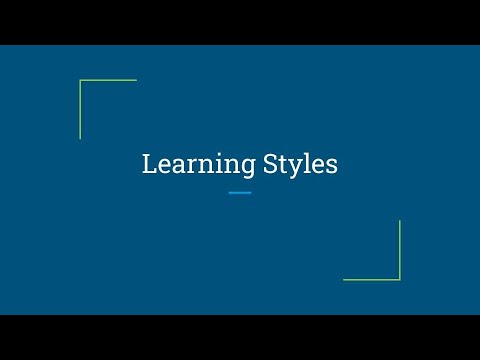 Learning styles - YouTube