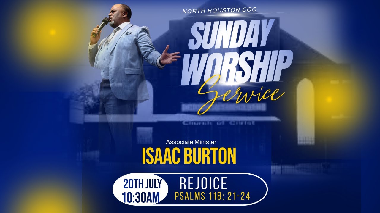 Sunday Service - 7/20/25 - Rejoice - Isaac W. Burton - YouTube