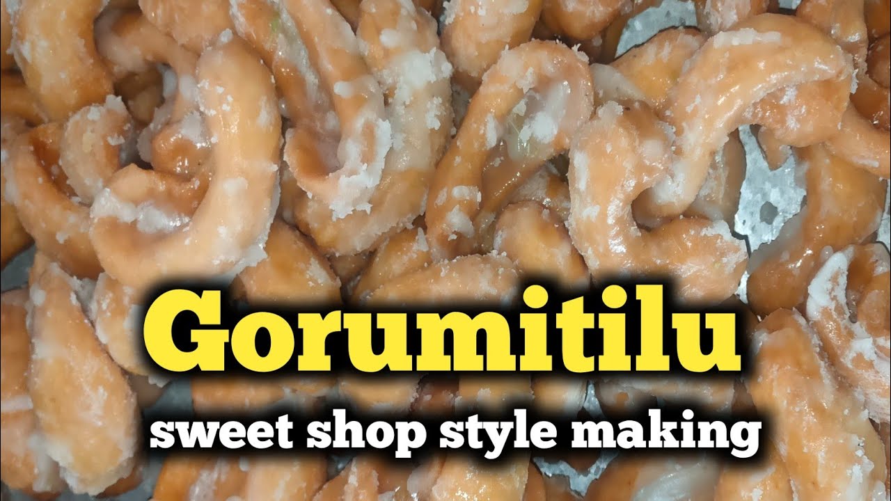 Gorumitilu | How to make gorumitilu | Andhra home food| sweet shop ...