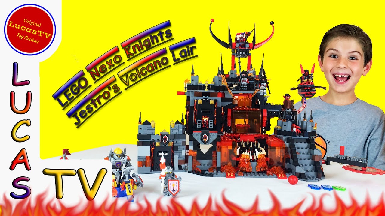 LEGO Nexo Knights Jestro's Volcano Lair 70323 Ultimate Review - YouTube