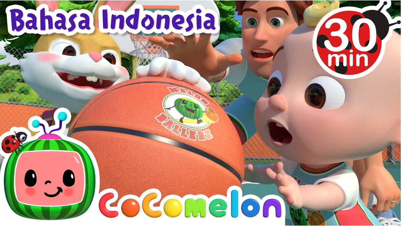 Lagu Bola Basket | CoComelon Bahasa Indonesia - Lagu Anak Anak - YouTube